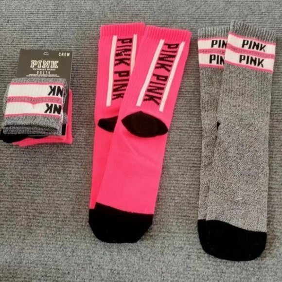 PINK Victoria's Secret | Accessories | Pink Victorias Secret 2 Pair ...